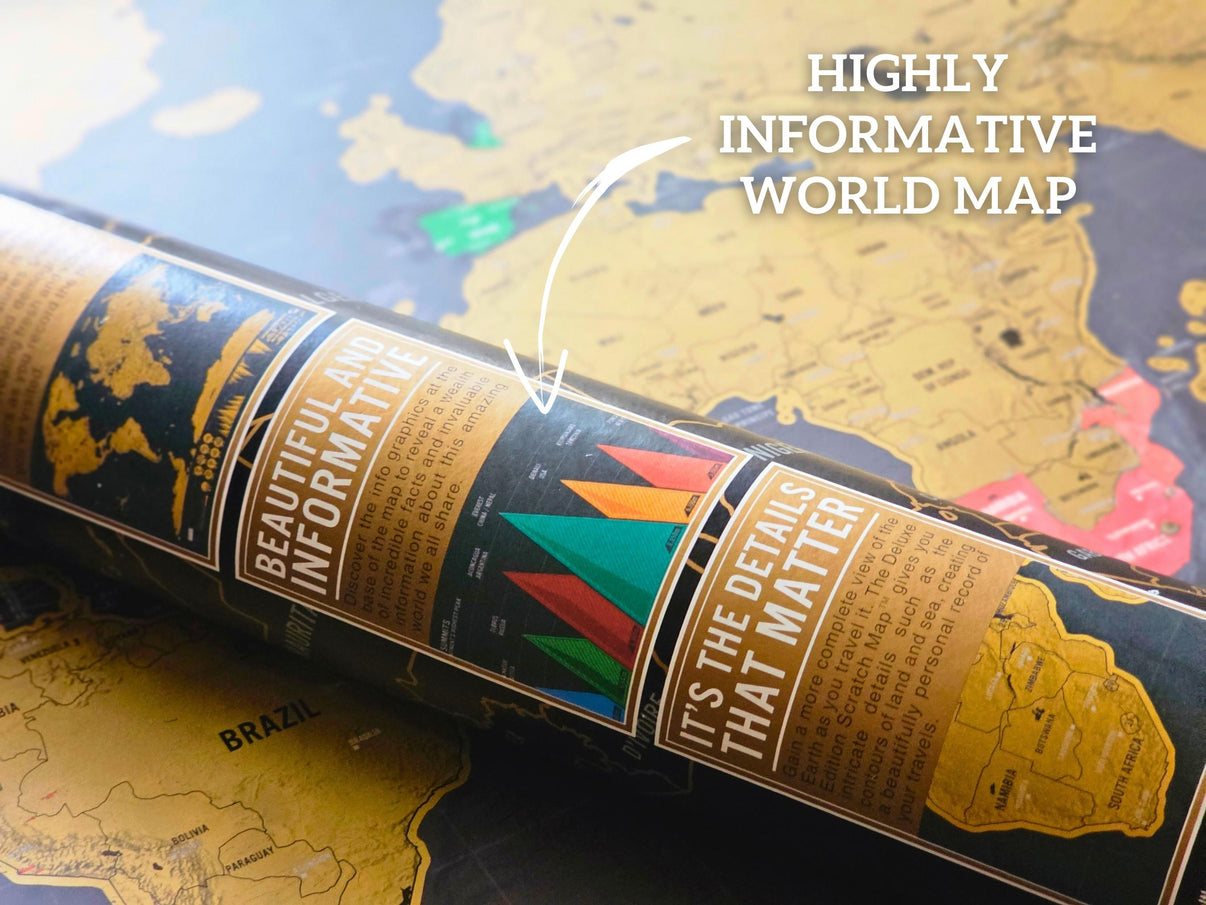 Deluxe World Scratch Map – Nomad's Nook